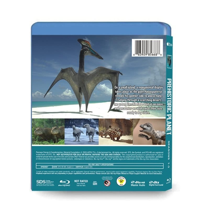 Prehistoric Planet season 1-3 (2022-2025) 3-Disc Set Blu-ray - Apple ...