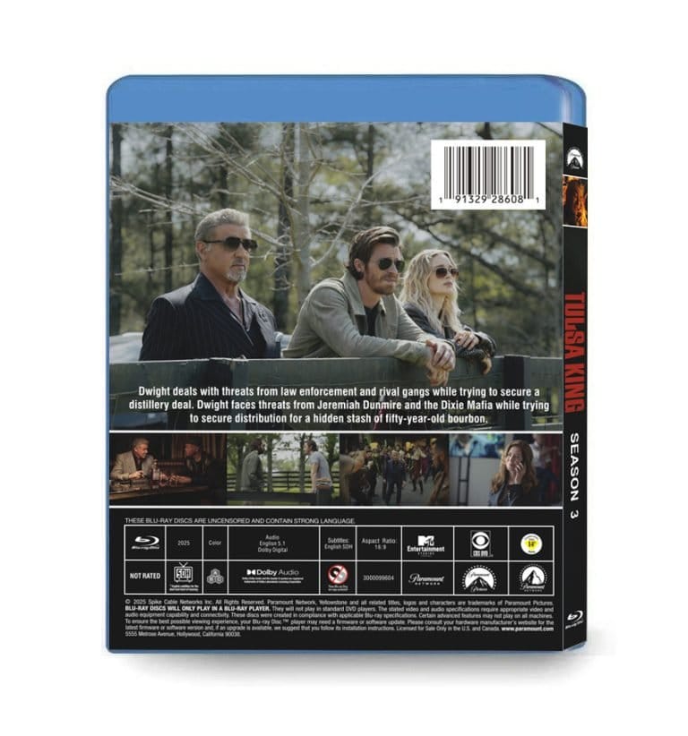 Tulsa King: Season 3 (2025) 2-Disc Set Blu-ray - Crime Drama Series ...